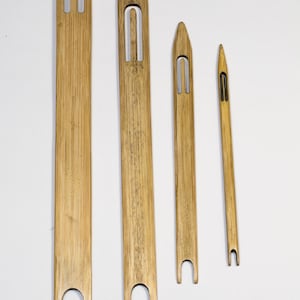 Bamboo Netting Shuttles for Making Netted Lace, Nets or Fish Nets. Also ...