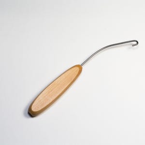 Kromski Wood Handle Orifice Hook, Spinning Wheel Orifice Threading Hook ...