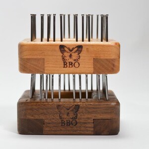 Walnut Pin Looms From Blue Butterfly, Skipper Loom, Wooden Pin Loom ...
