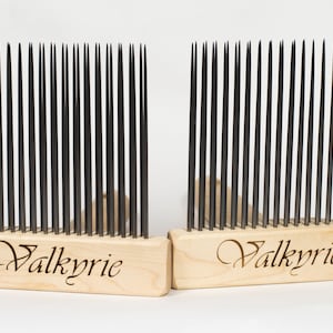 Wool Combs, Fine Valkyrie Viking Combs, Double Row, Standard Size - Etsy