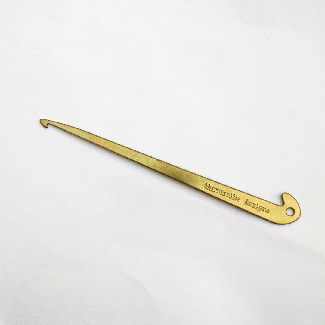Brass Reed/sley Hook, 2 in 1 Tool for Threading Metal Reeds and Heddles ...
