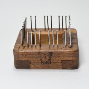 Walnut Pin Looms From Blue Butterfly, Skipper Loom, Wooden Pin Loom ...