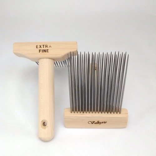 Wool Combs Extra Fine Double Row Valkyrie Viking Comb - Etsy