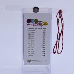 Yarn to Yard Balance, Use to Figure Out Your Yards per Pound, Yardage ...