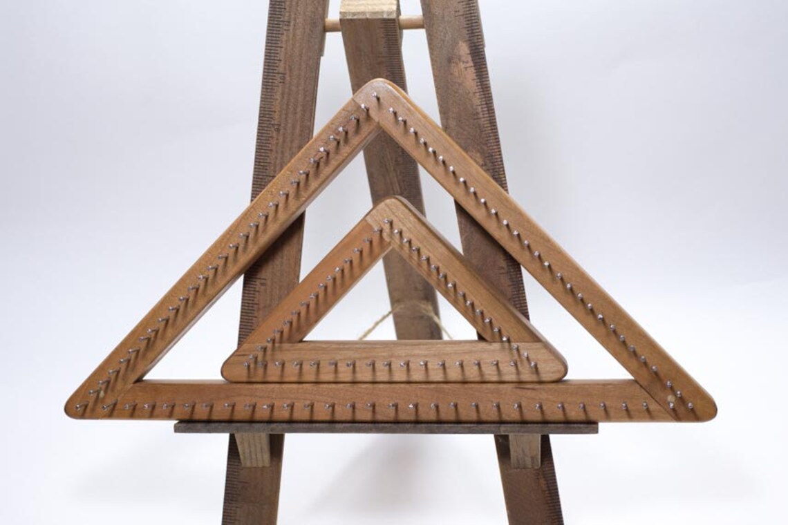 Triangle Loom Cherry Pin Loom Tri Weaving Loom Small Tri - Etsy