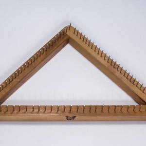 Triangle Loom, Cherry Pin Loom, Tri Weaving Loom, Small Tri Loom, Blue ...