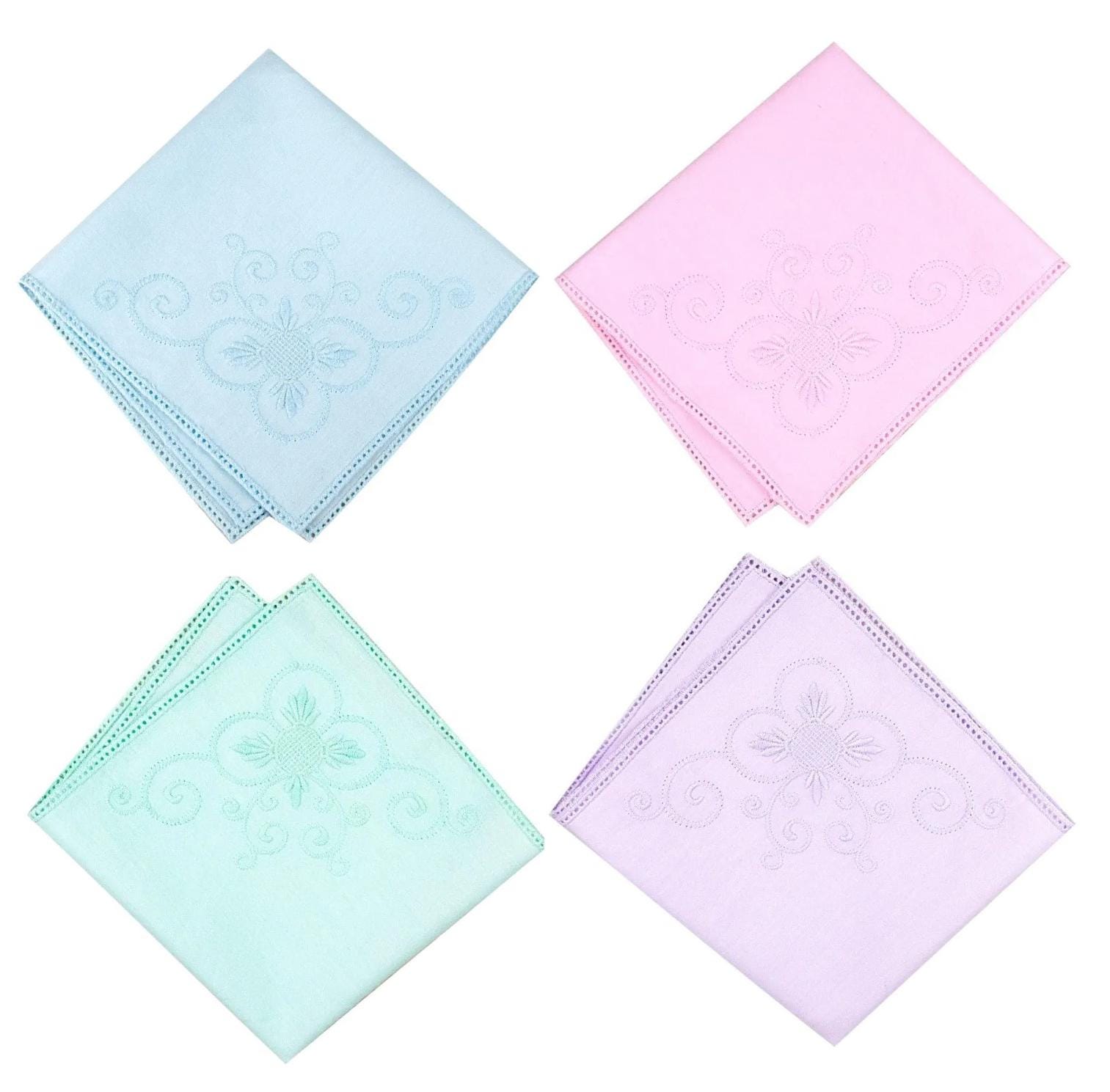 Colored Cotton Handkerchiefs - Etsy