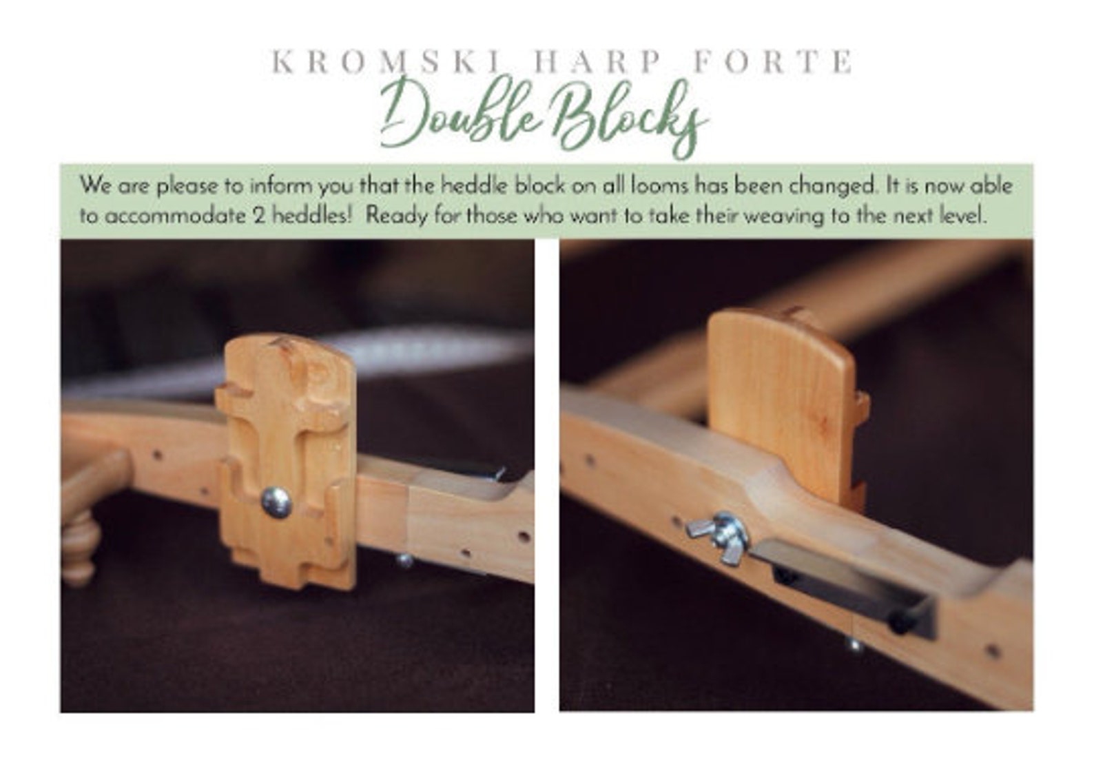 Kromski Harp Forte Loom, Folding Rigid Heddle Loom - Etsy
