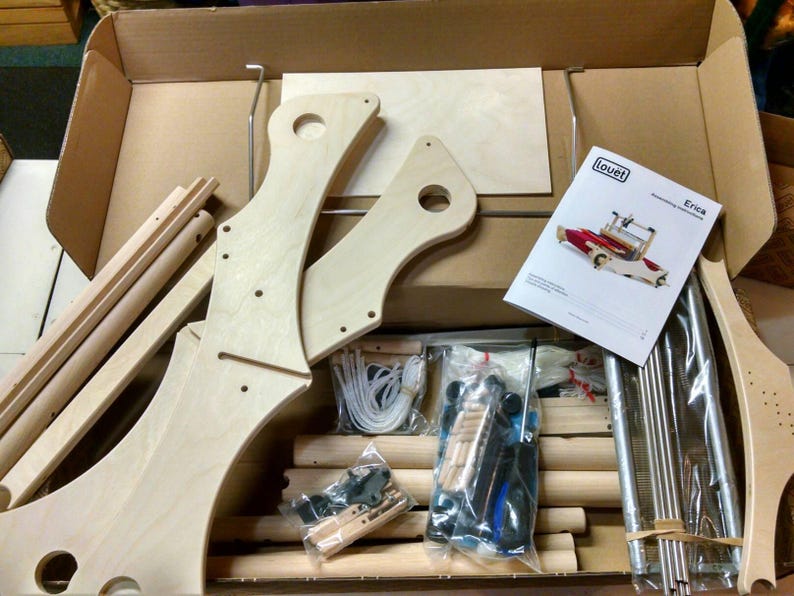 Erica Loom From Louet, Table Top Weaving Loom, Folds Flat for Storage ...