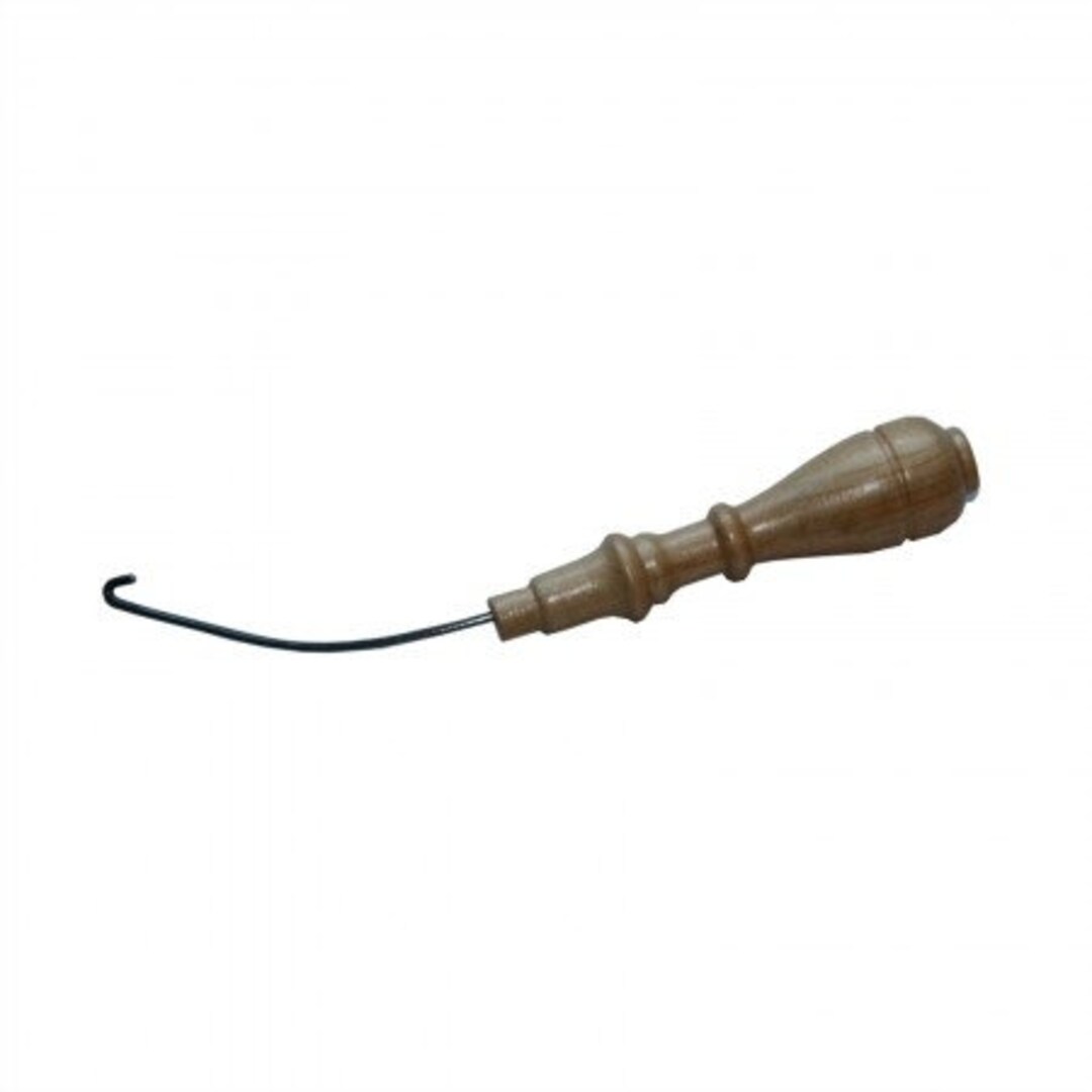 Kromski Wood Handle Orifice Hook, Spinning Wheel Orifice Threading Hook ...
