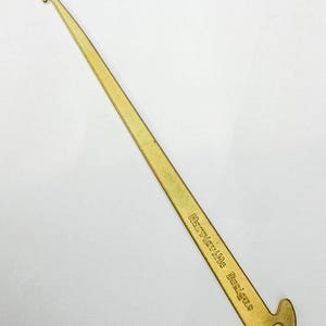 Brass Reed/sley Hook, 2 in 1 Tool for Threading Metal Reeds and Heddles ...