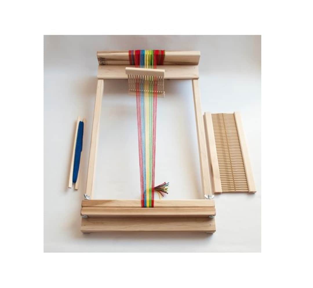 10" Rigid Heddle Loom, 10" Wide Weaving Area, Includes 10" and 4 ...