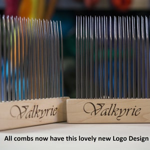 Wool Combs Extra Fine Double Row Valkyrie Viking Comb - Etsy