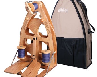 Ashford Joy-2 Spinning Wheel With Carry Bag - Double Treadle / Clear ...