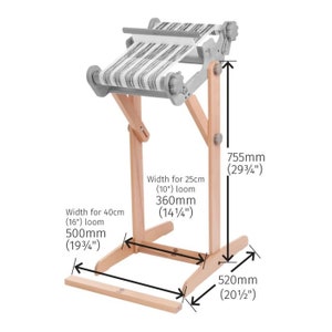 Stand for Ashford Sampleit Loom, for 10" or 16" Loom, Stand for Rigid ...