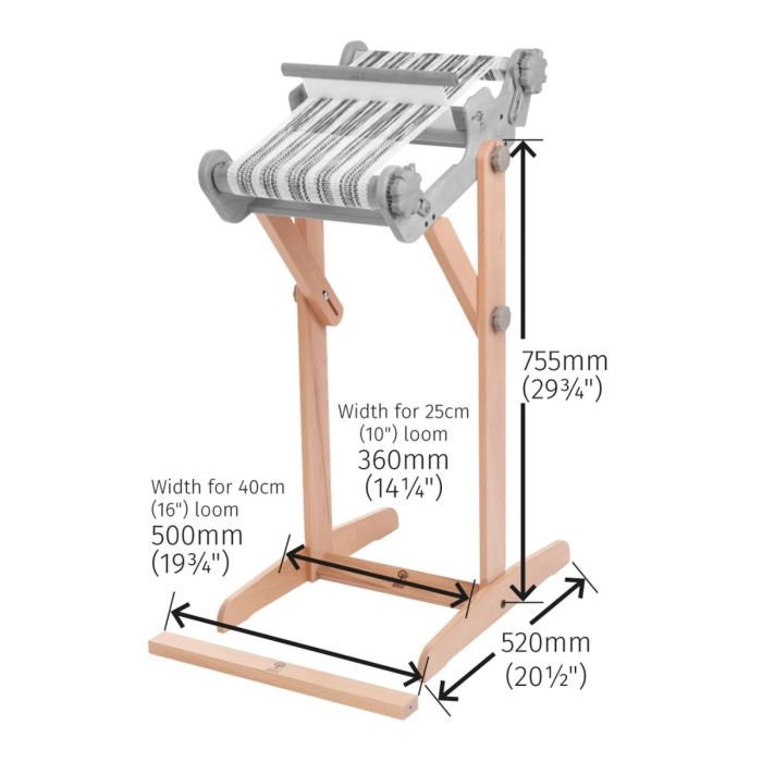 Stand for Ashford Sampleit Loom, for 10" or 16" Loom, Stand for Rigid ...