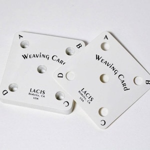 Laminated Card Weaving Cards, Set of 25, More Durable Then Unlaminated ...