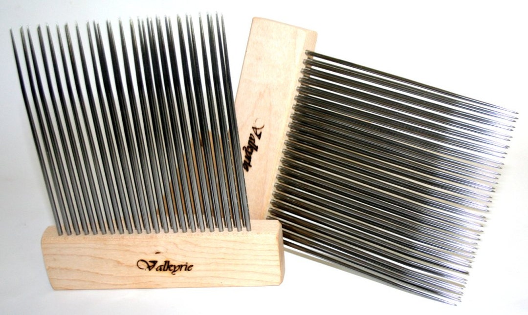 Wool Combs Extra Fine Double Row Valkyrie Viking Comb - Etsy
