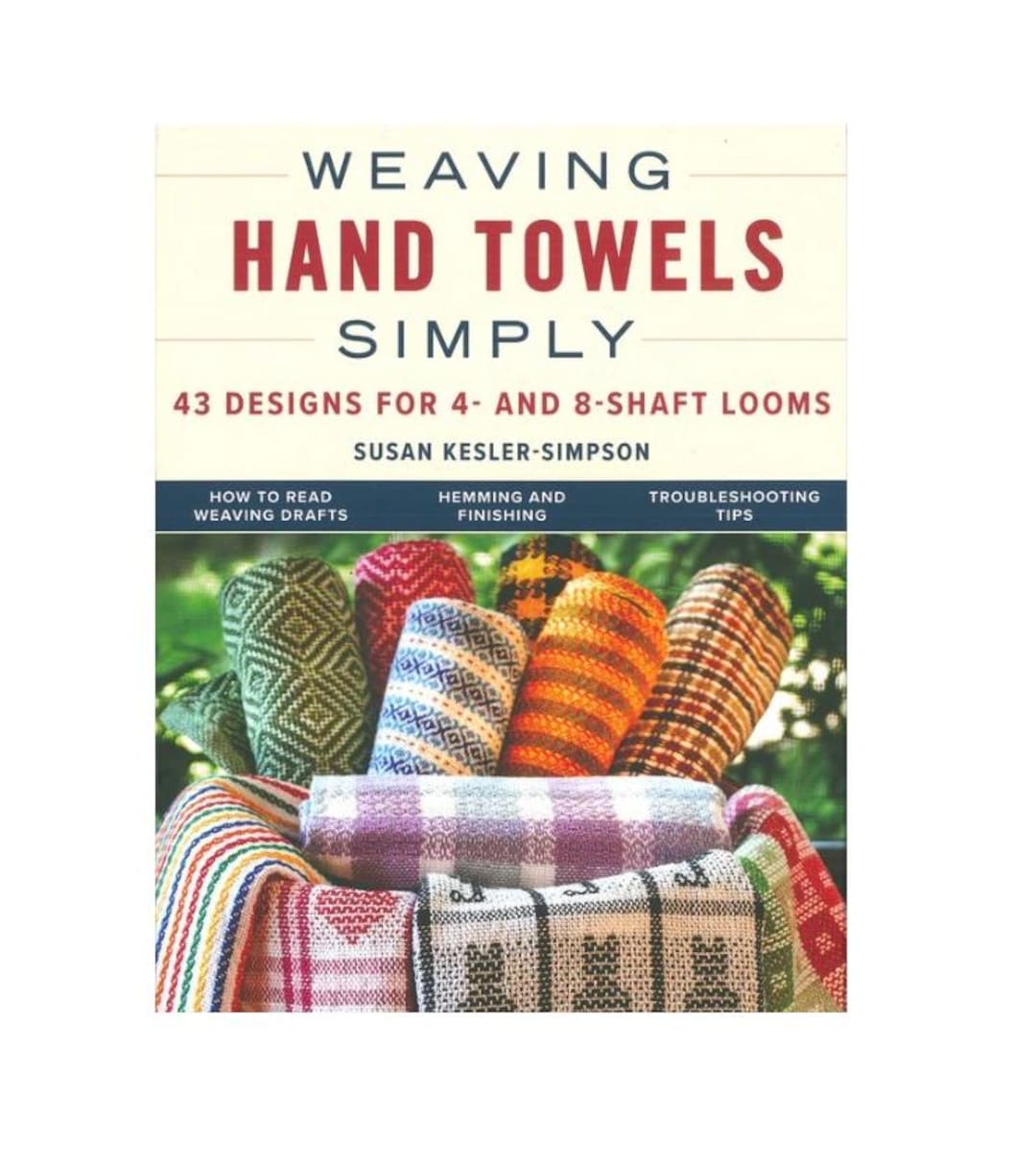 Book: Weaving Hand Towels Simply by Susan Kesler-simpson - Etsy