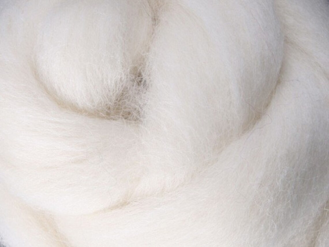 4 Oz. Wool Roving, New Zealand Corriedale - Natural Ecru - Etsy