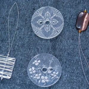 Fiber Combing Diz and Threader Set for Dizzing off the Fiber After Wool ...