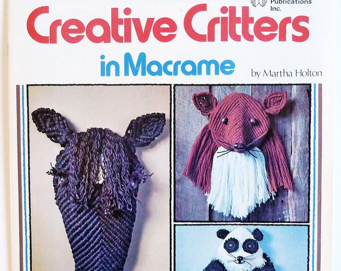 Creative Critters in Macrame - Make a 3D Macrame Horse, Fox, Panda ...