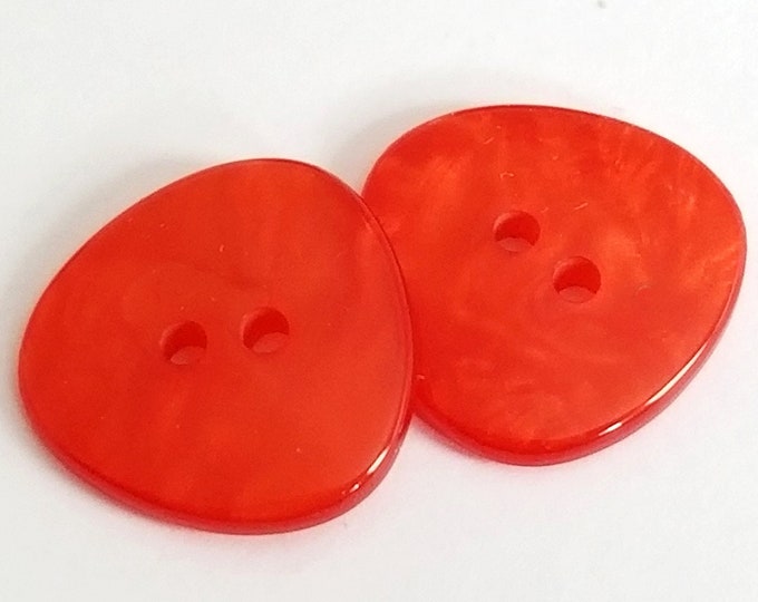 Light Pink Buttons Marbled Tone-on-tone 25 Mm or 1 Inch Lot of 10 Round 2-hole Plastic Buttons ...