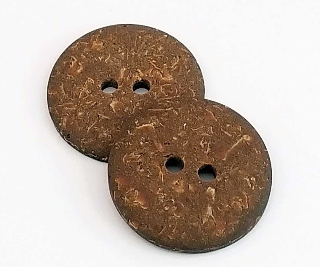 Brown Speckled Buttons - 25 Mm or 1 Inch - Lot of 10 Round 2-hole ...