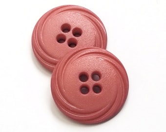 Light Pink Buttons Marbled Tone-on-tone - 25 Mm or 1 Inch - Lot of 10 ...
