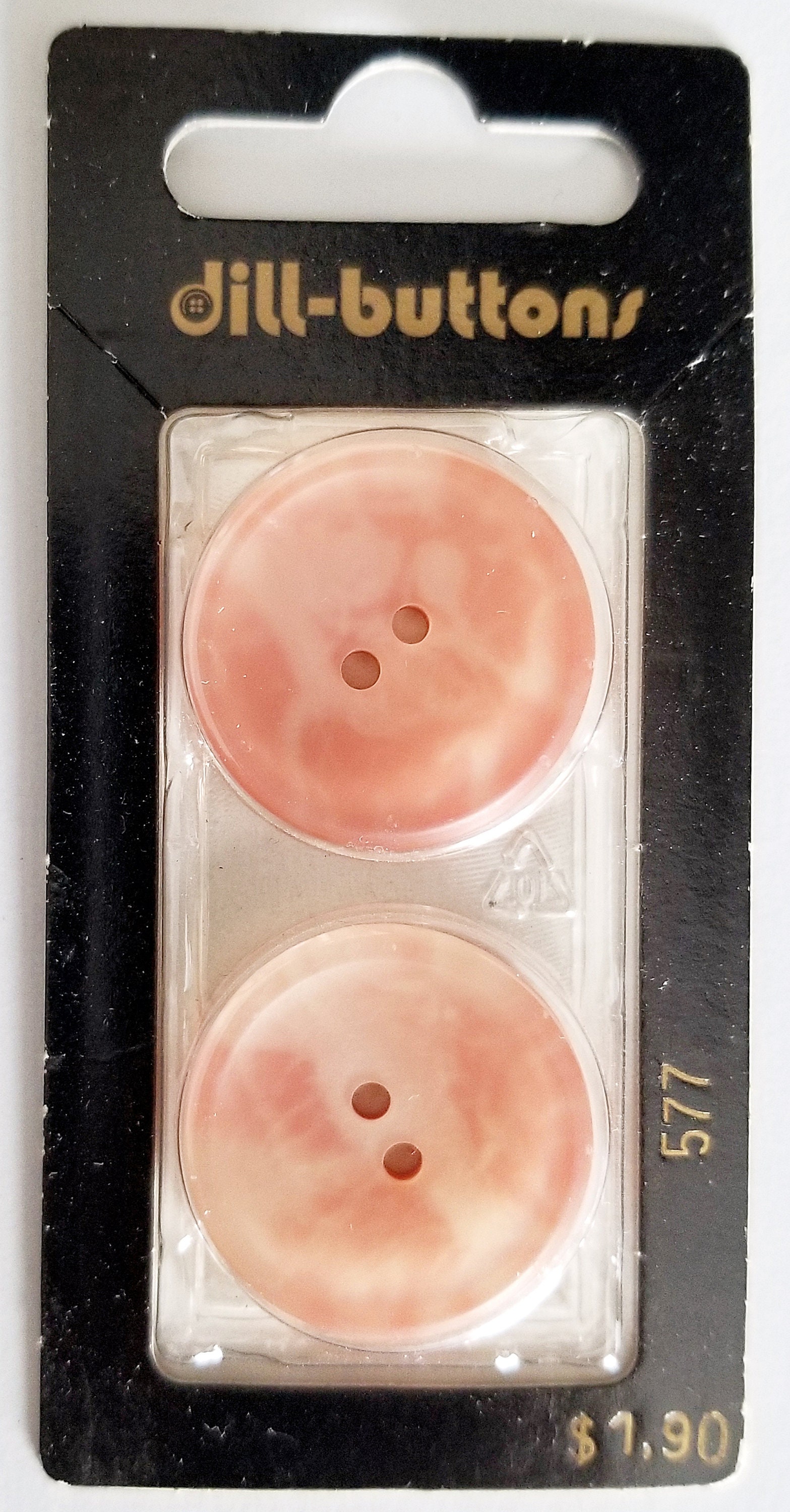 Light Pink Buttons Marbled Tone-on-tone 25 Mm or 1 Inch - Etsy