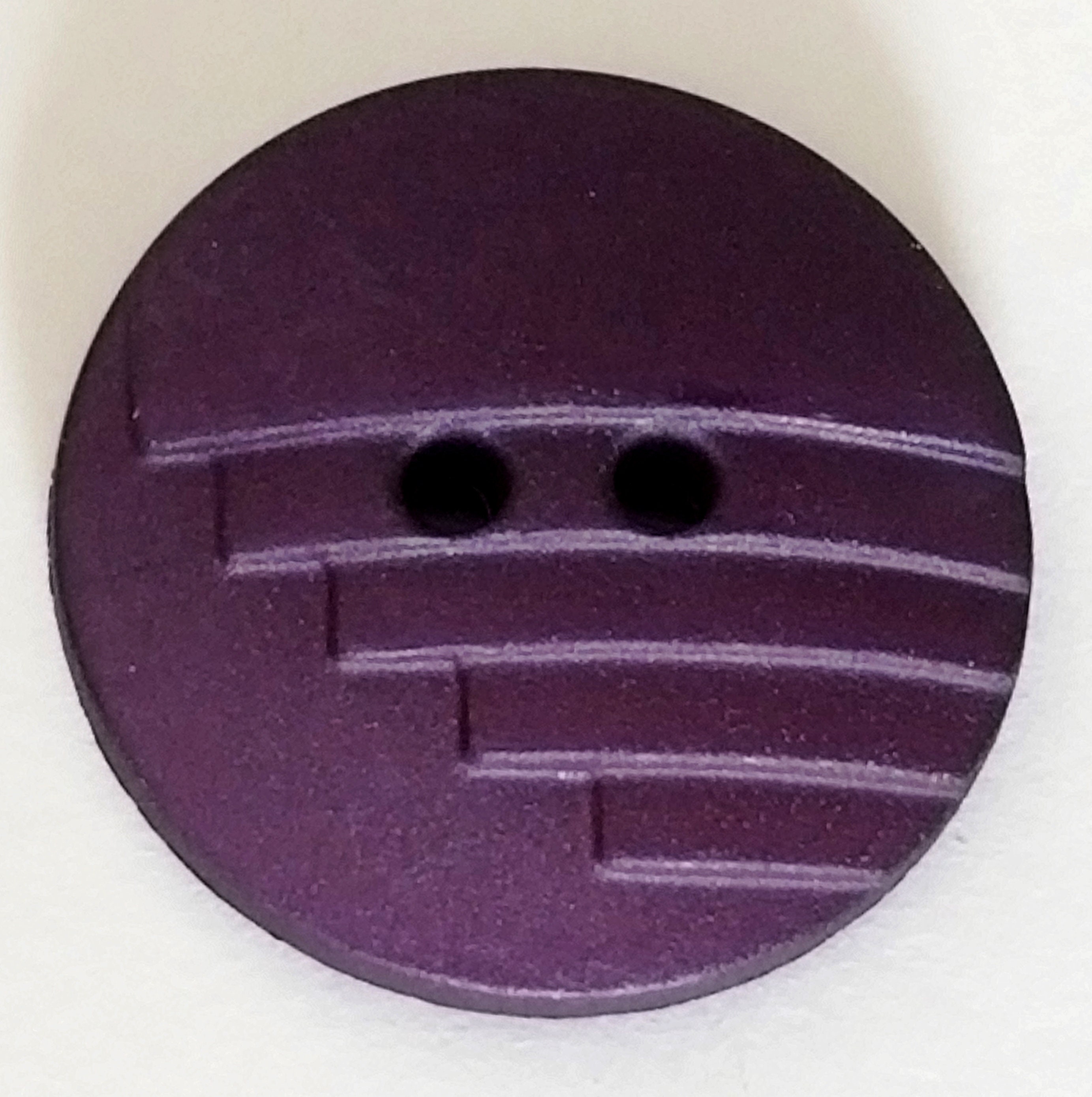 Dark Purple Buttons With Raised Line Pattern 23 Mm or 7/8 - Etsy