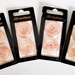 Light Pink Buttons Marbled Tone-on-tone 25 Mm or 1 Inch - Etsy