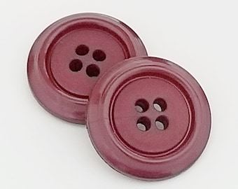 Light Pink Buttons Marbled Tone-on-tone - 25 Mm or 1 Inch - Lot of 10 Round 2-hole Plastic ...