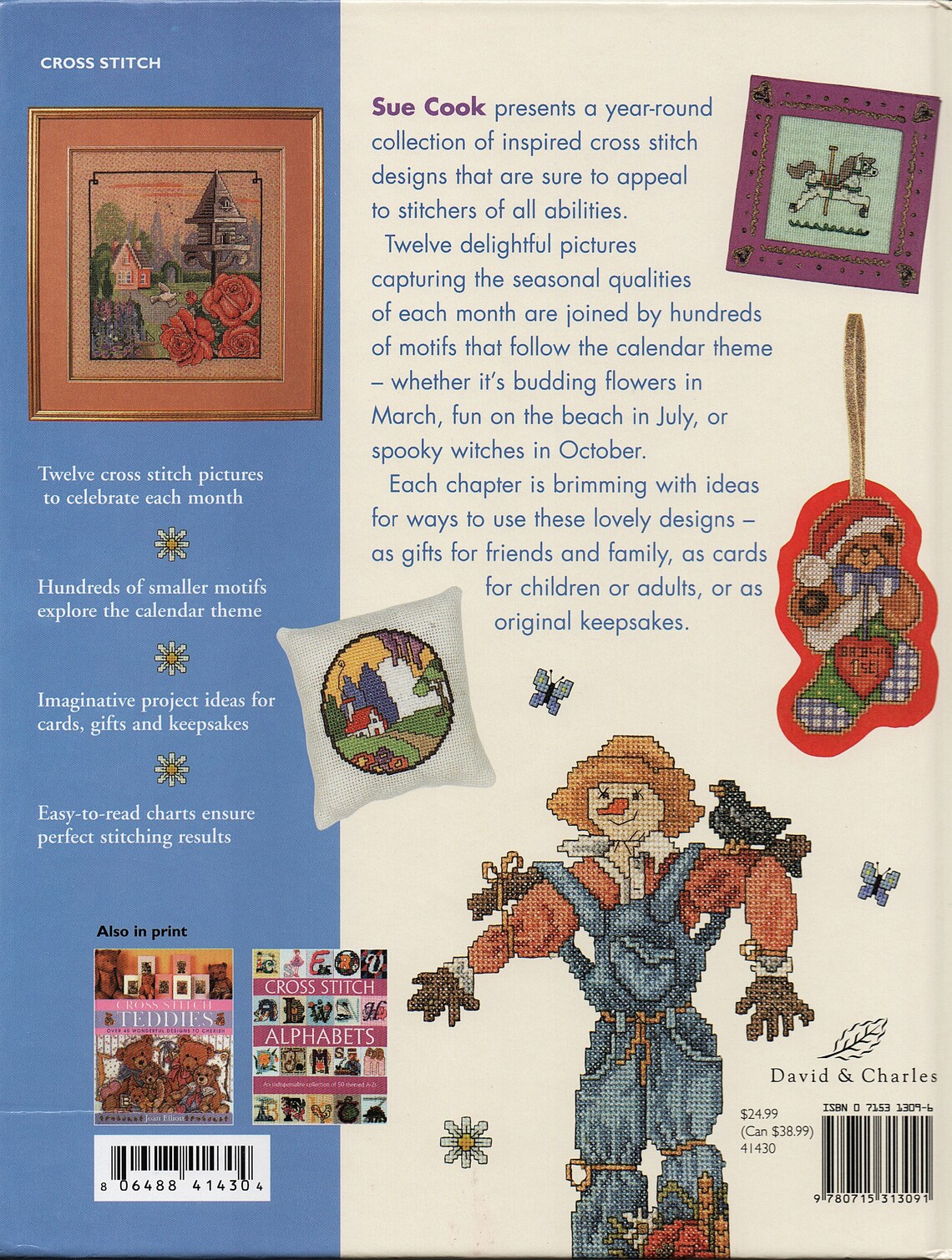 Cross Stitch Patterns Cross Stitch Celebrations Month by Month by Sue ...