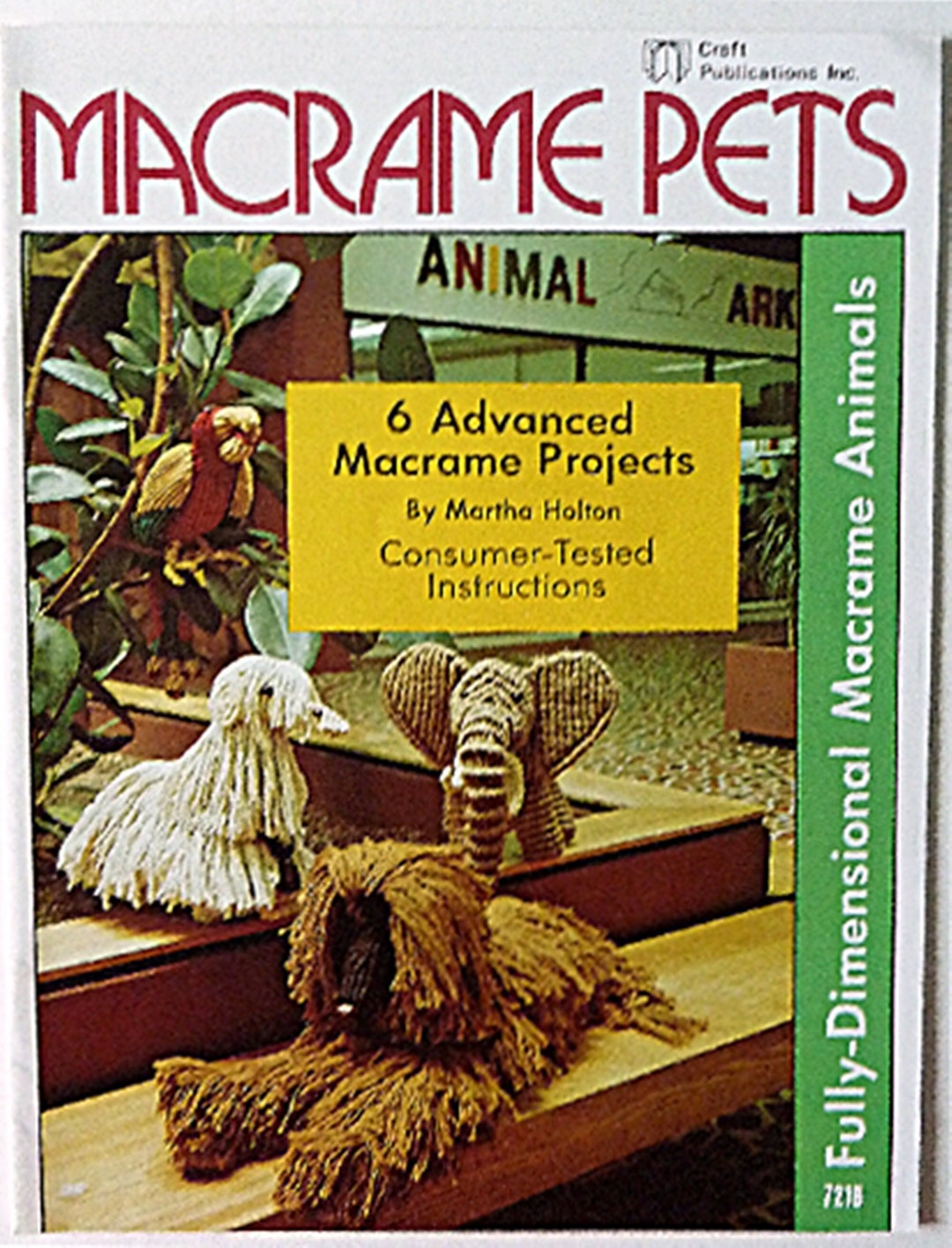 Macrame Animal Patterns - Macrame Pets - Fully Dimensional Macrame ...