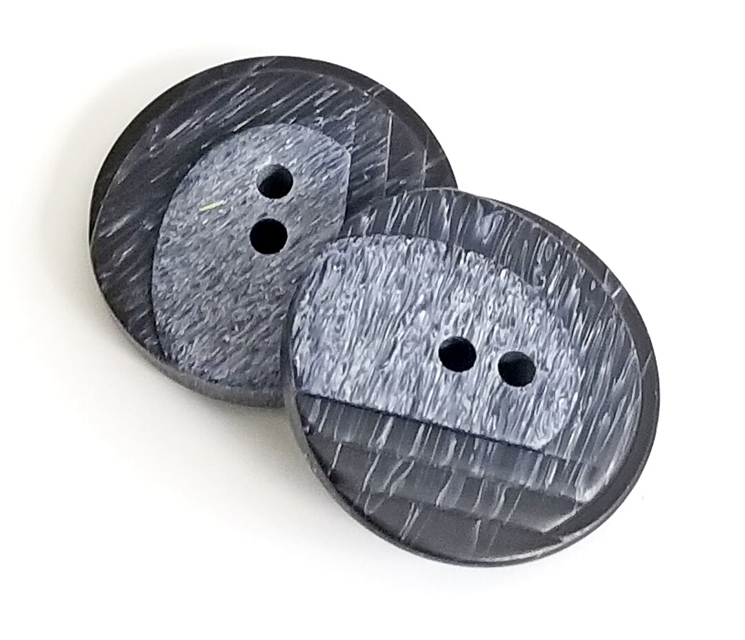 Dark Blue Marbled Buttons 25 Mm or 1 Inch Lot of 8 Faux Marble Buttons ...