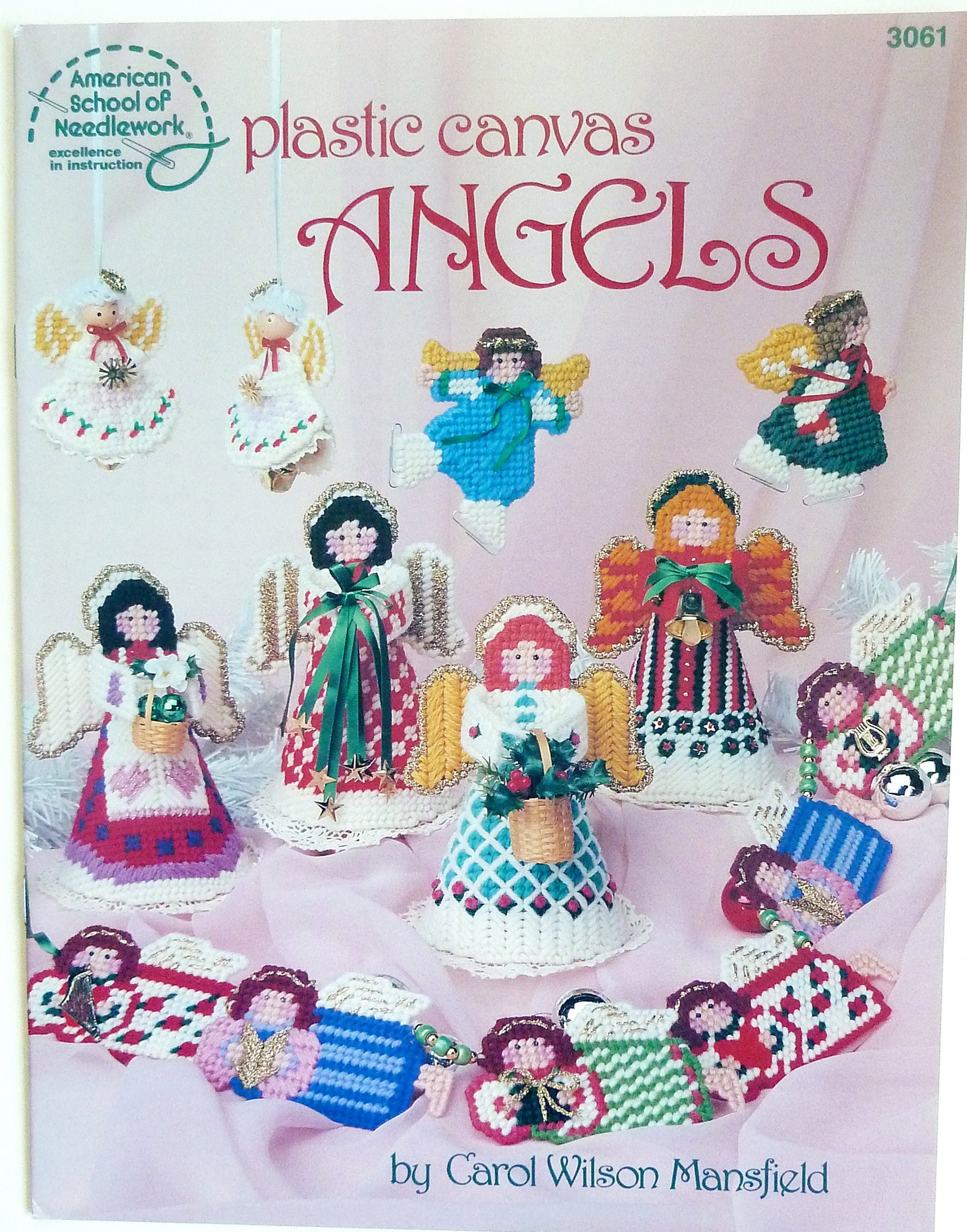 Plastic Canvas Angel Patterns - Plastic Canvas Treetop Angel ...