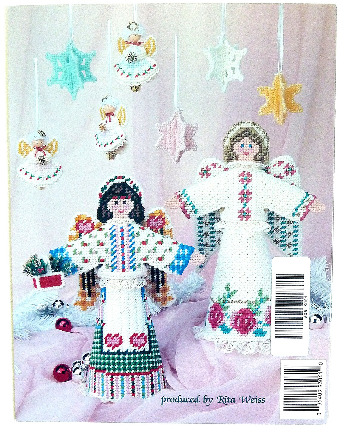 Plastic Canvas Angel Patterns - Plastic Canvas Treetop Angel ...