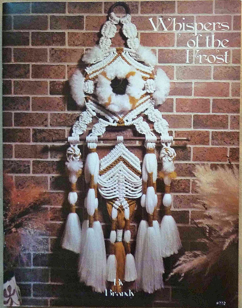 Whispers of the Frost – 1970s Macrame Patterns for Plant Hangers, Owl ...