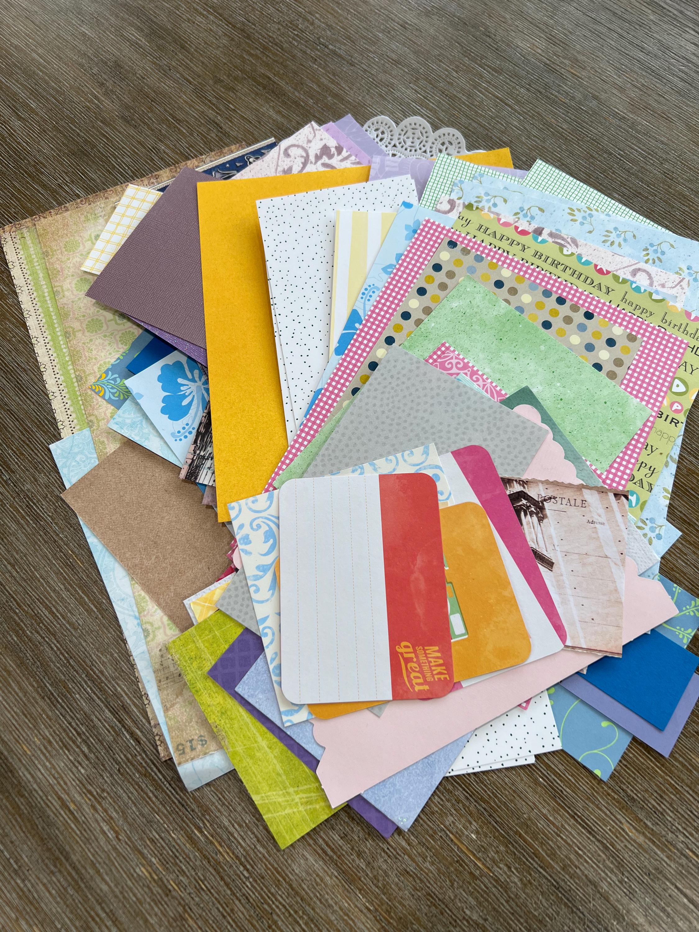 Mixed Paper Scrap Pack: Textures & Patterns for Junk Journals - Etsy