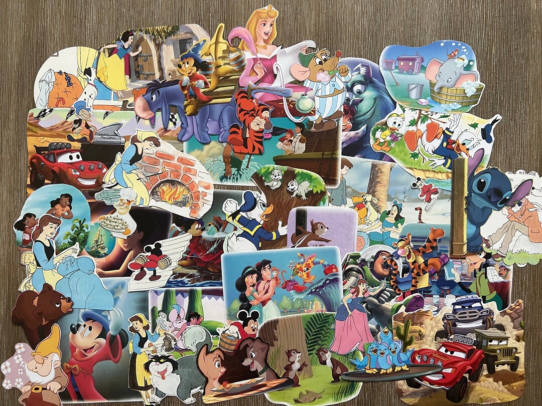 Vintage DISNEY Paper & Ephemera Kitgrab Bag Hand Cut Original ...