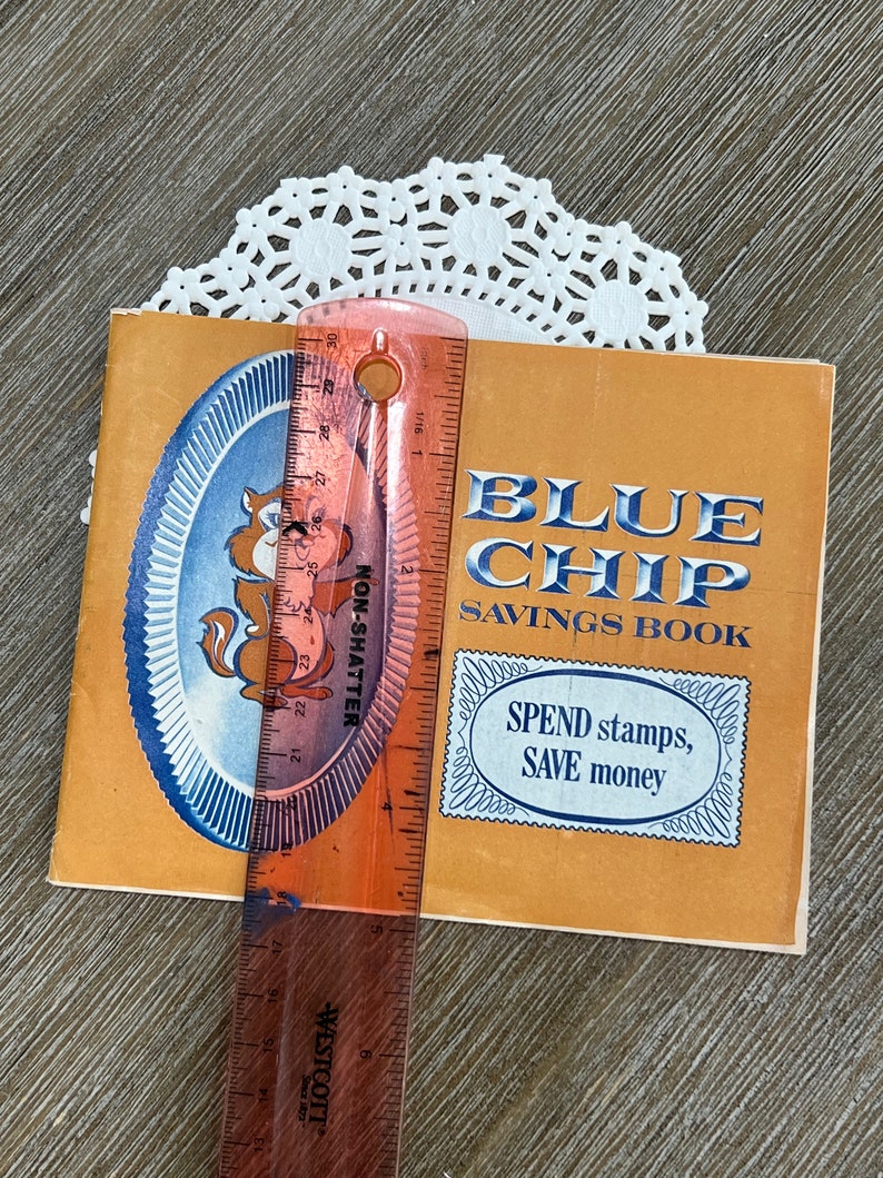 Vintage 1960s Blue Chip Stamp Book – Ephemera for Junk Journals - Etsy ...