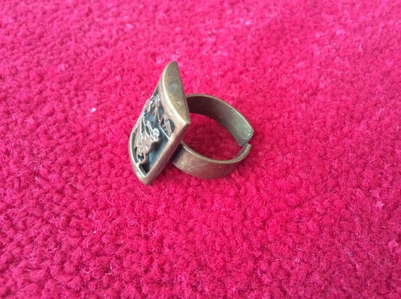 Ancient Egyptian, Hieroglyphics ring, African Jewelr… - Gem