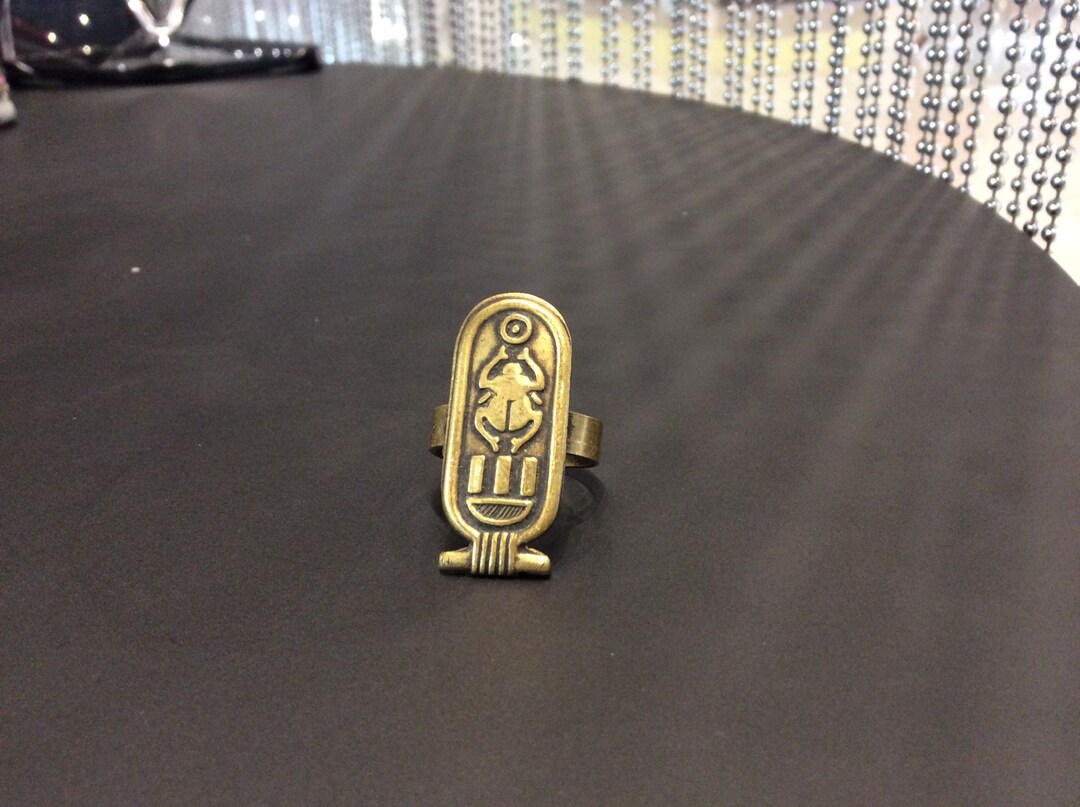Ancient Egyptian ,hieroglyphics Rings , Scarab Ring ,african Jewelry ...