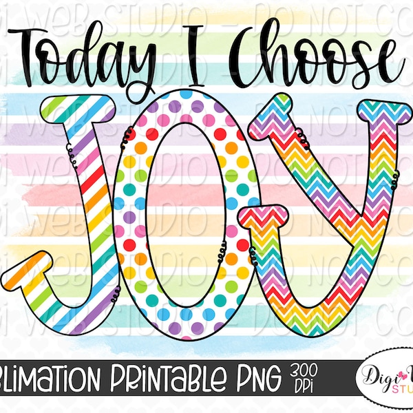 Today I Choose Joy - Etsy