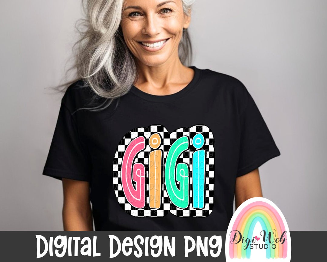 Bright Checker Gigi Png, Black and White Checkered Png, Design for ...