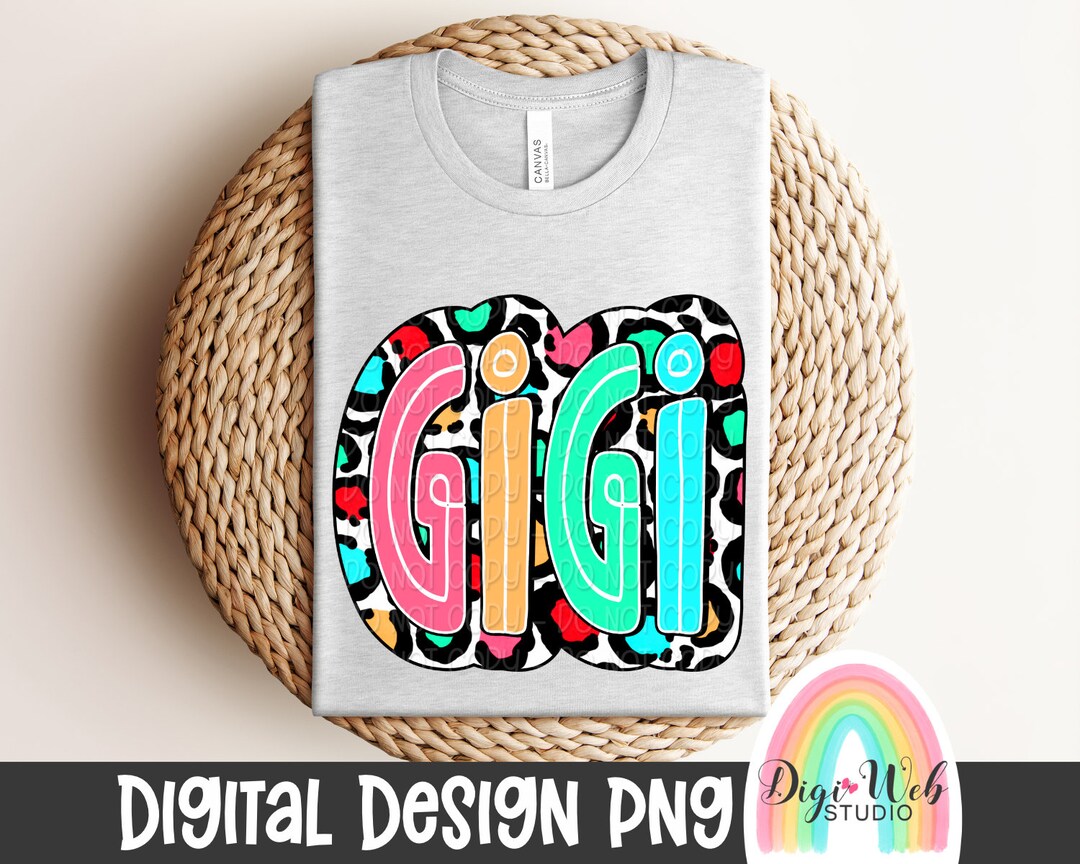 Bright Gigi Digital Design, Grandmother PNG, Design for Grandma ...