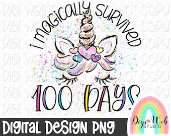 100 Days School | Etsy