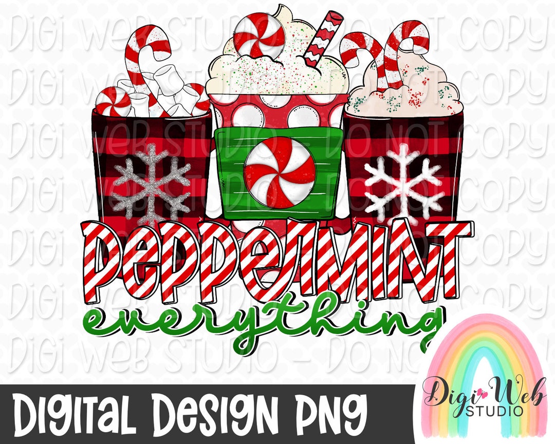 Christmas Digital, Peppermint Everything, Peppermint Latte, Peppermint ...