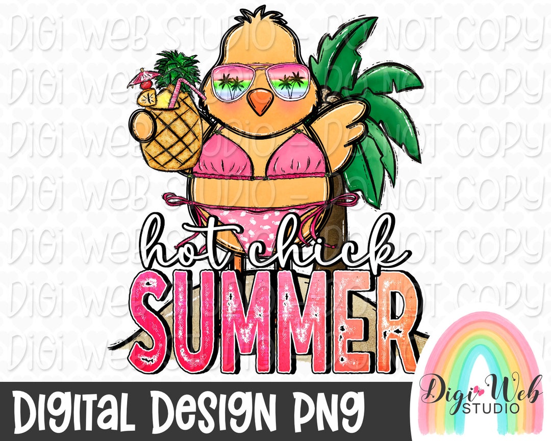 Hot Chick Summer, Chick in Bikini PNG, Summer Drinking, Beach Vacation ...